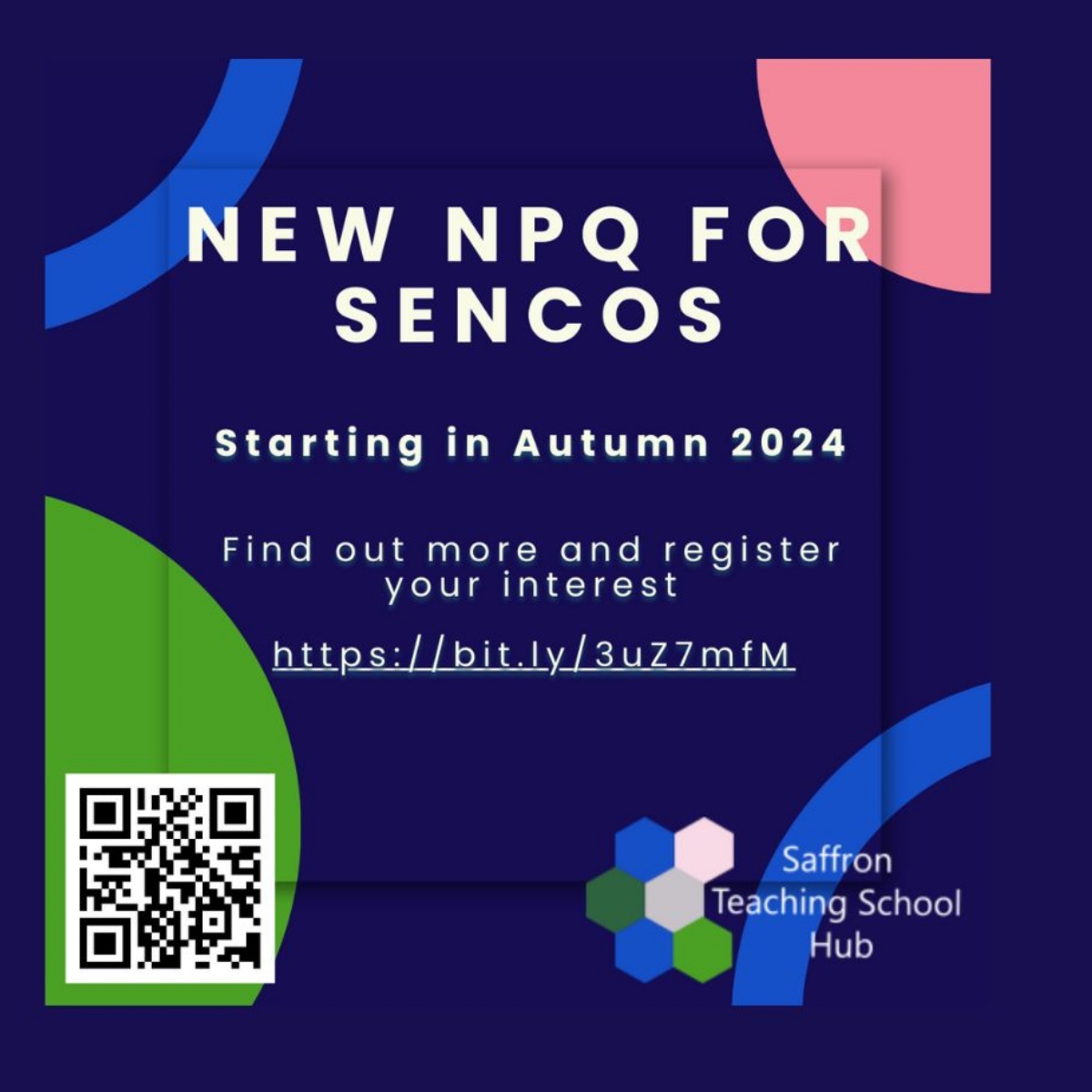 Saffron Teaching School Hub - New NPQ for SENCOs - starting Autumn 2024