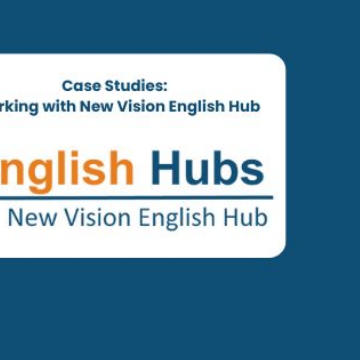 Saffron Teaching School Hub - Case Studies: Working with New Vision ...