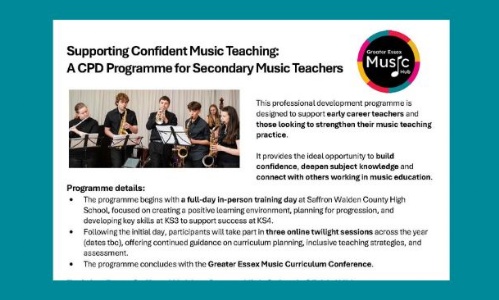 Saffron Teaching School Hub - Supporting Confident Music Teaching