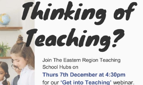 Saffron Teaching School Hub - 'Get into Teaching' event - 7 December 2023